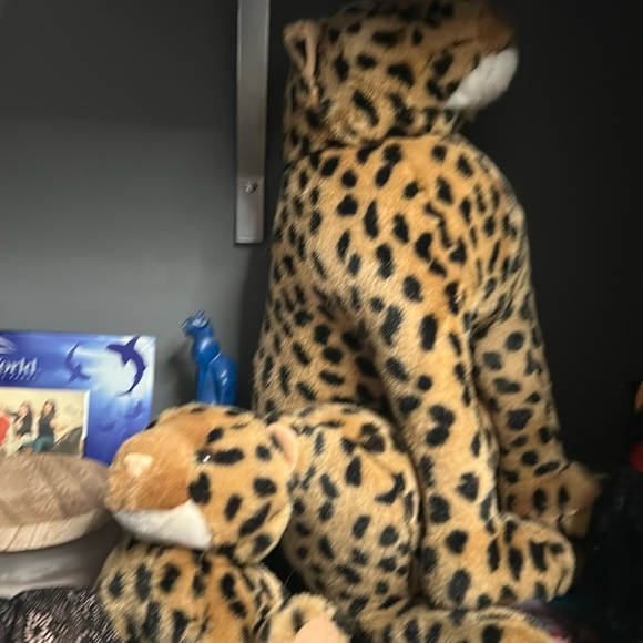 Accessories | Plush Leopard Print Stuffed Animal Soft Spotted Wild Cat ...